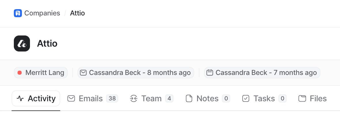 Configure record pages | Attio Help Center