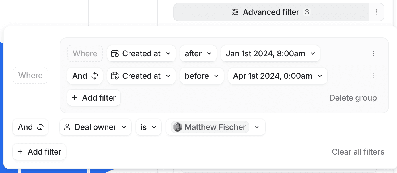 Create reports | Attio Help Center