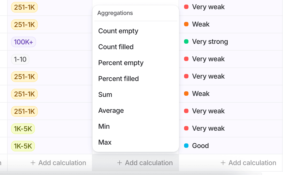 Create and manage table views | Attio Help Center